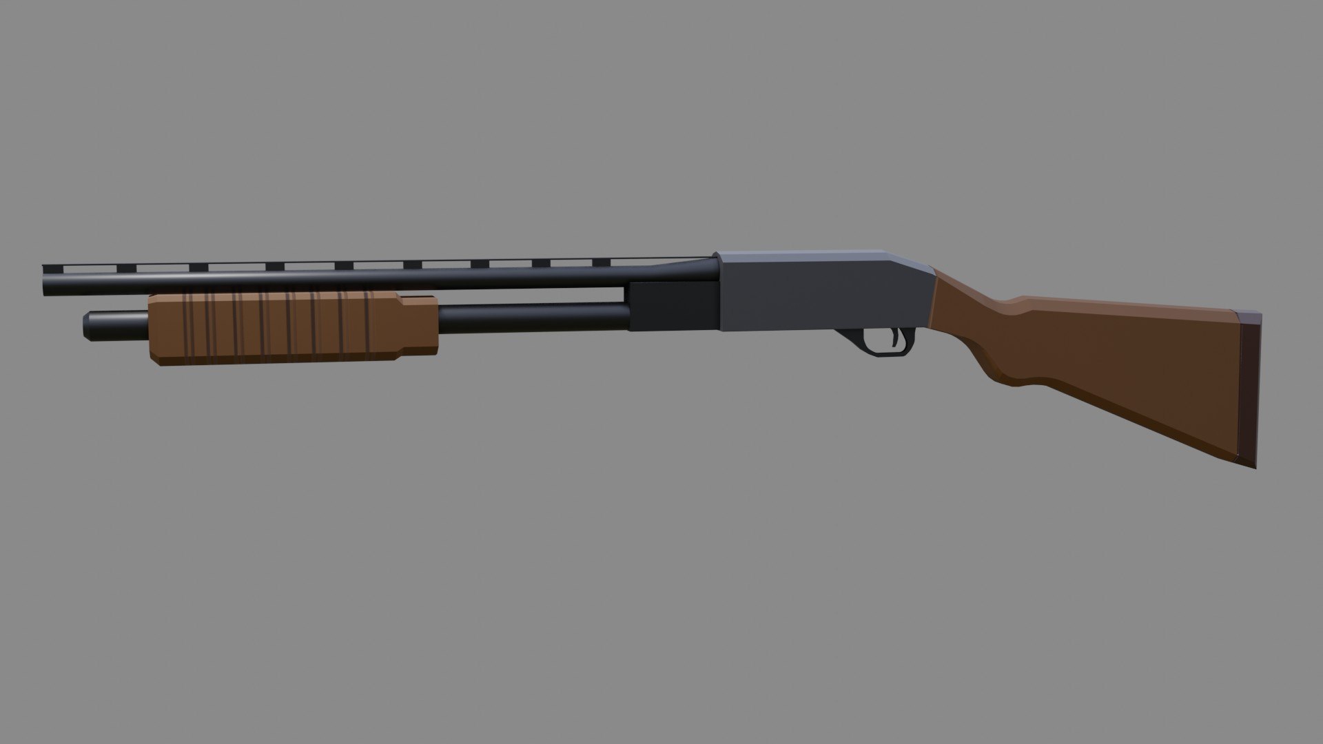 FPS Shotgun - Low Poly - Game Ready Model - TurboSquid 1898288