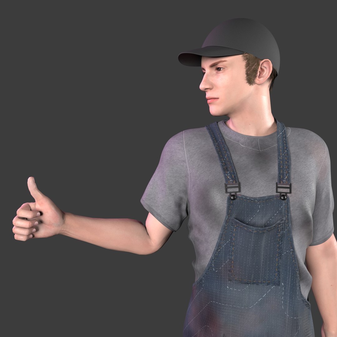 3D Mechanic Rigged Model - TurboSquid 1686303