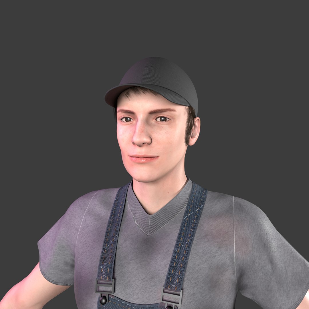 3D Mechanic Rigged Model - TurboSquid 1686303