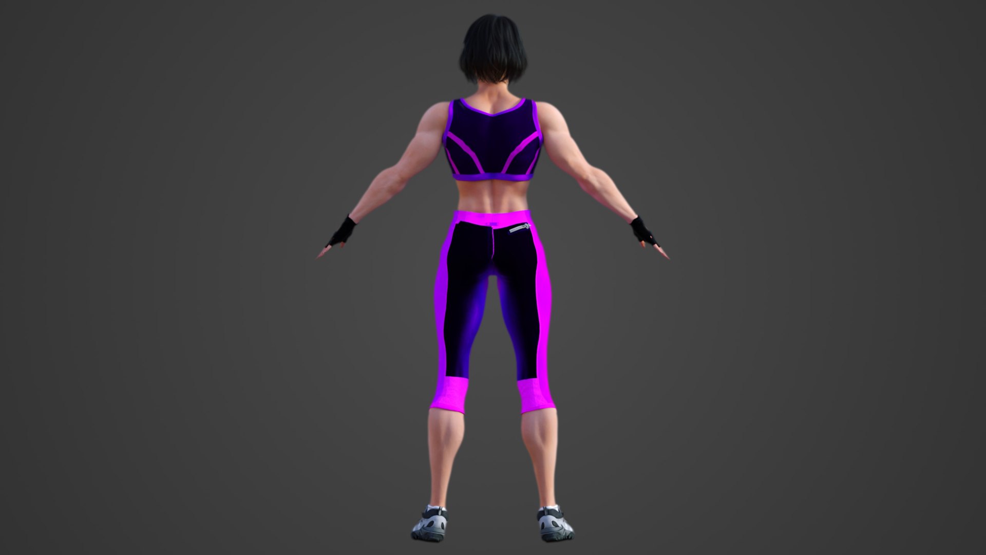 Asian Fitness Trainer Girl 3D Model - TurboSquid 2271414