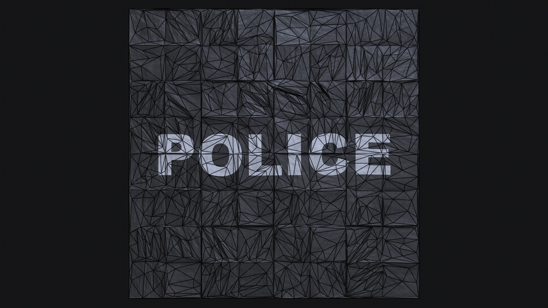 Police Tarpaulin Sheet 4x4m Game Ready 3D - TurboSquid 2519212