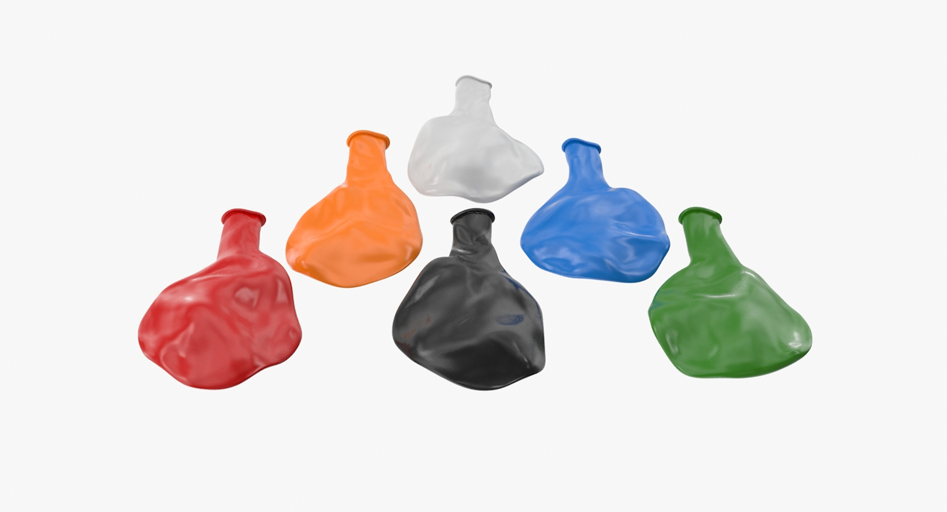 Flat Balloon 3D - TurboSquid 1358884