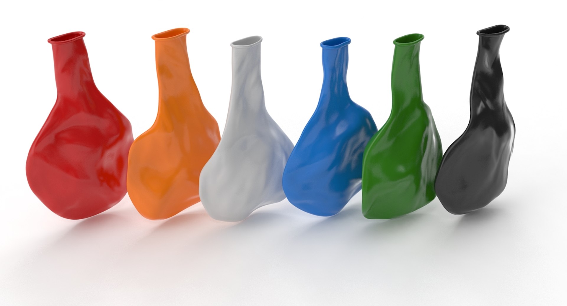 Flat Balloon 3D - TurboSquid 1358884