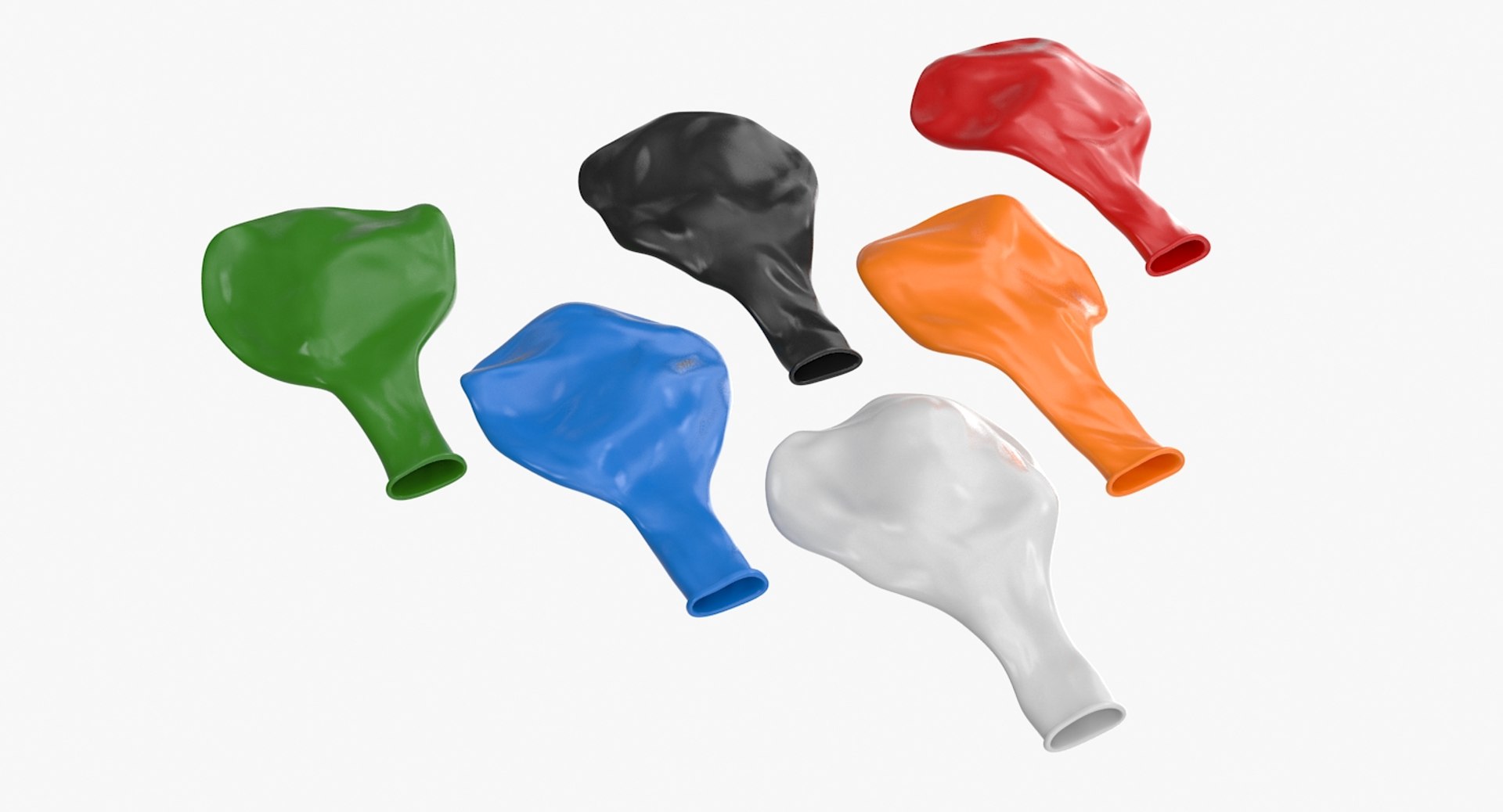 Flat Balloon 3D - TurboSquid 1358884