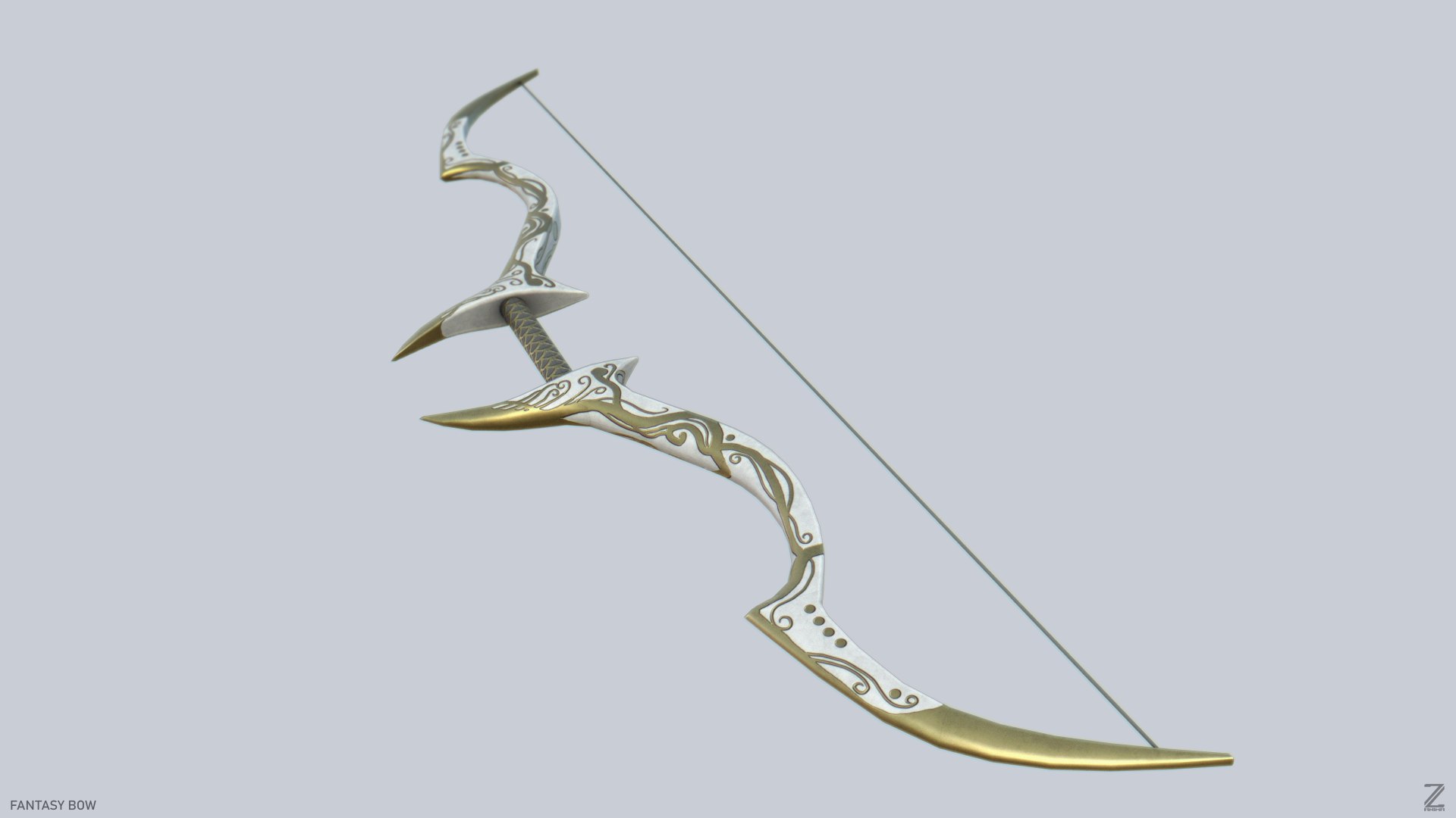 Fantasy Bow Model - TurboSquid 2241632