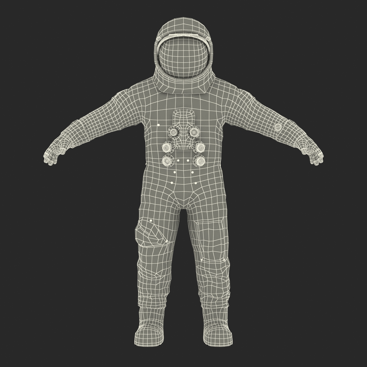 a7l apollo skylab spacesuit 3d max
