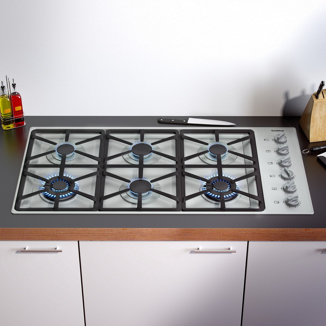 Max Gas Cook Burners Cooktop