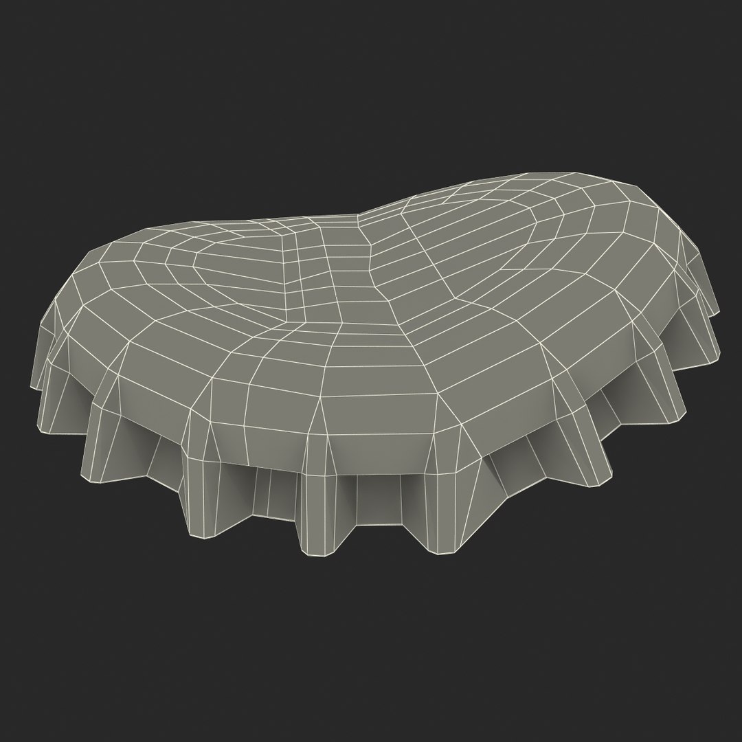 Bottle Caps Modeled 3d Model