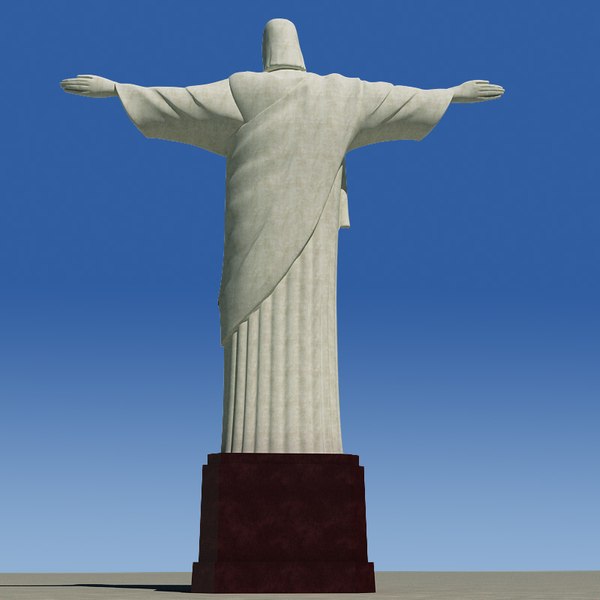 cristo redentor 3d model