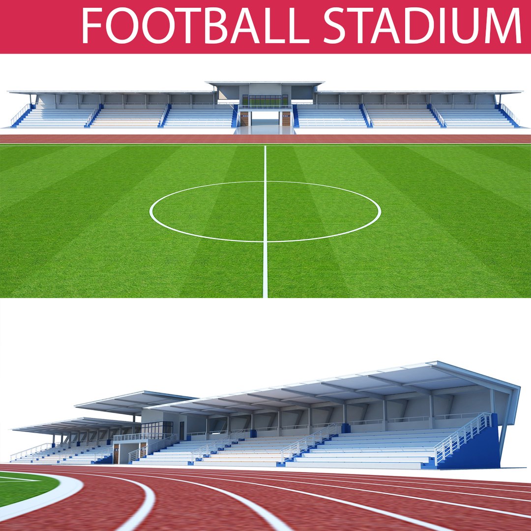 3D model Exterior Football stadium - TurboSquid 2014333