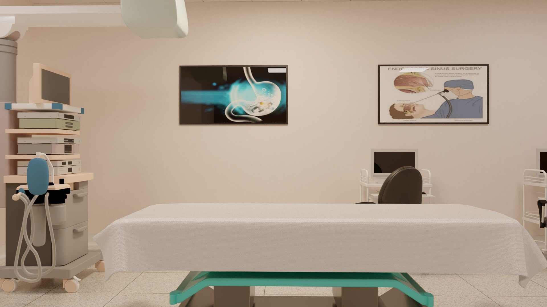 3D Hospital Endoscopy Room 3d Model - TurboSquid 2020378