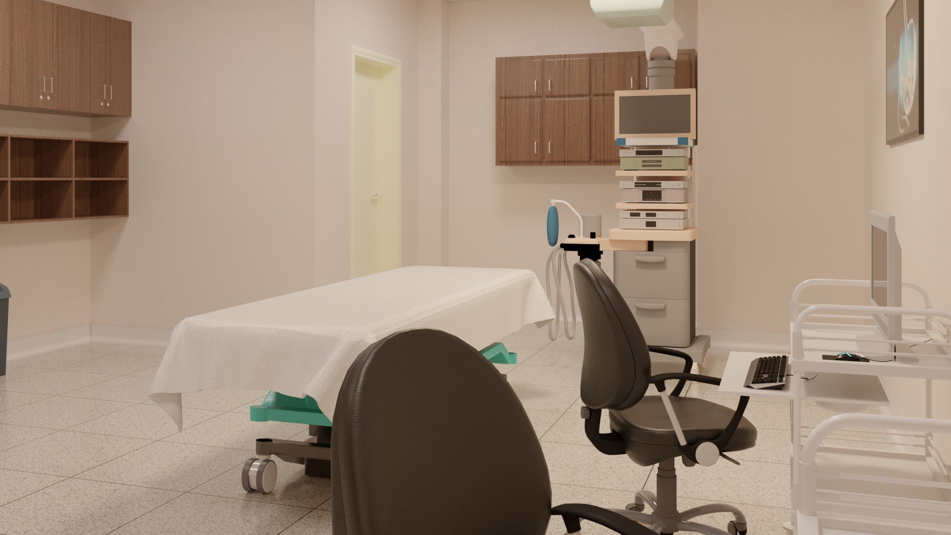 3D Hospital Endoscopy Room 3d Model - TurboSquid 2020378