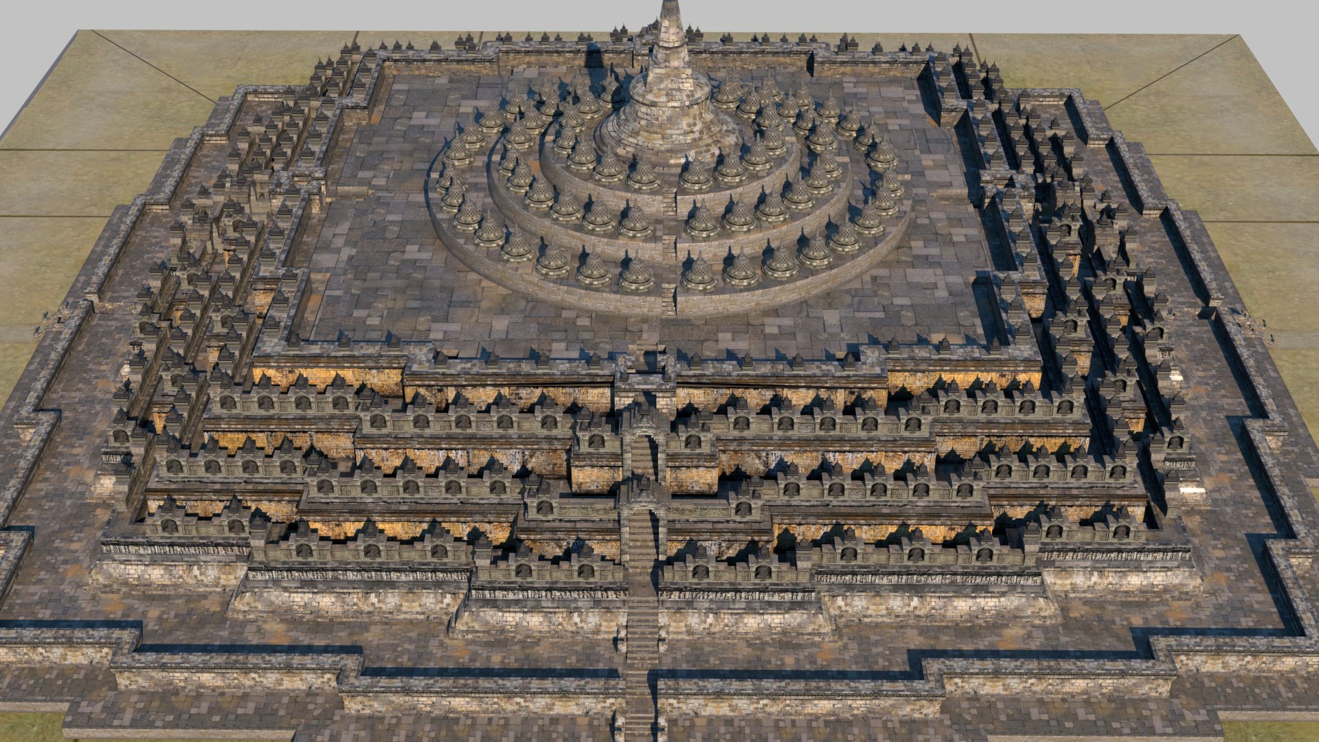 3D Buddhist Temple - TurboSquid 1694410