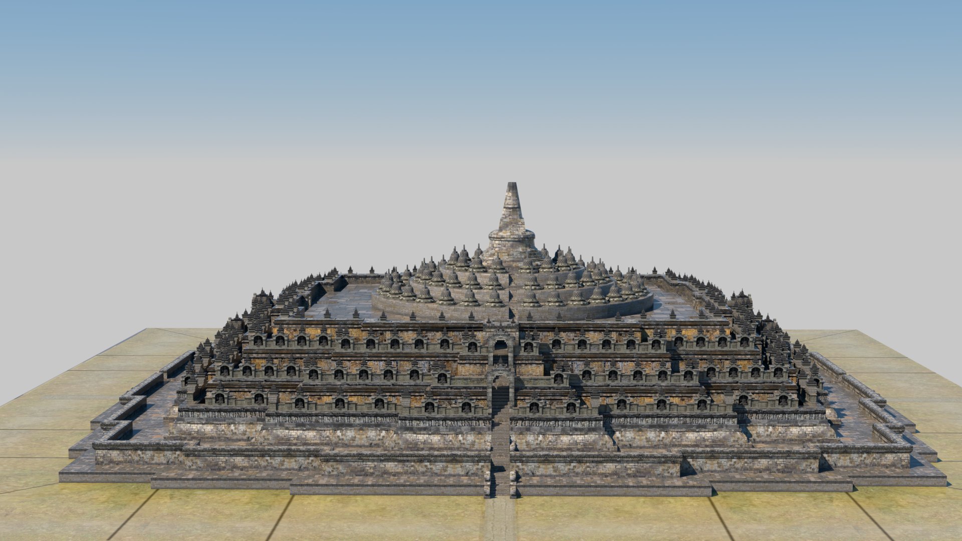 3D Buddhist Temple - TurboSquid 1694410