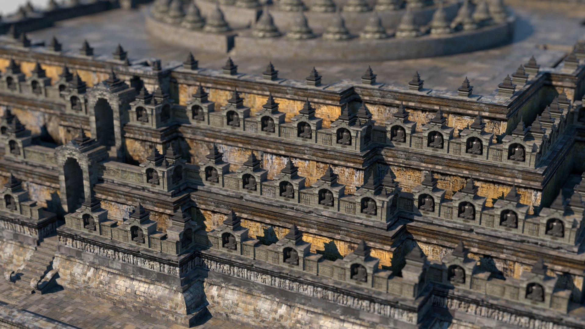 3D Buddhist Temple - TurboSquid 1694410