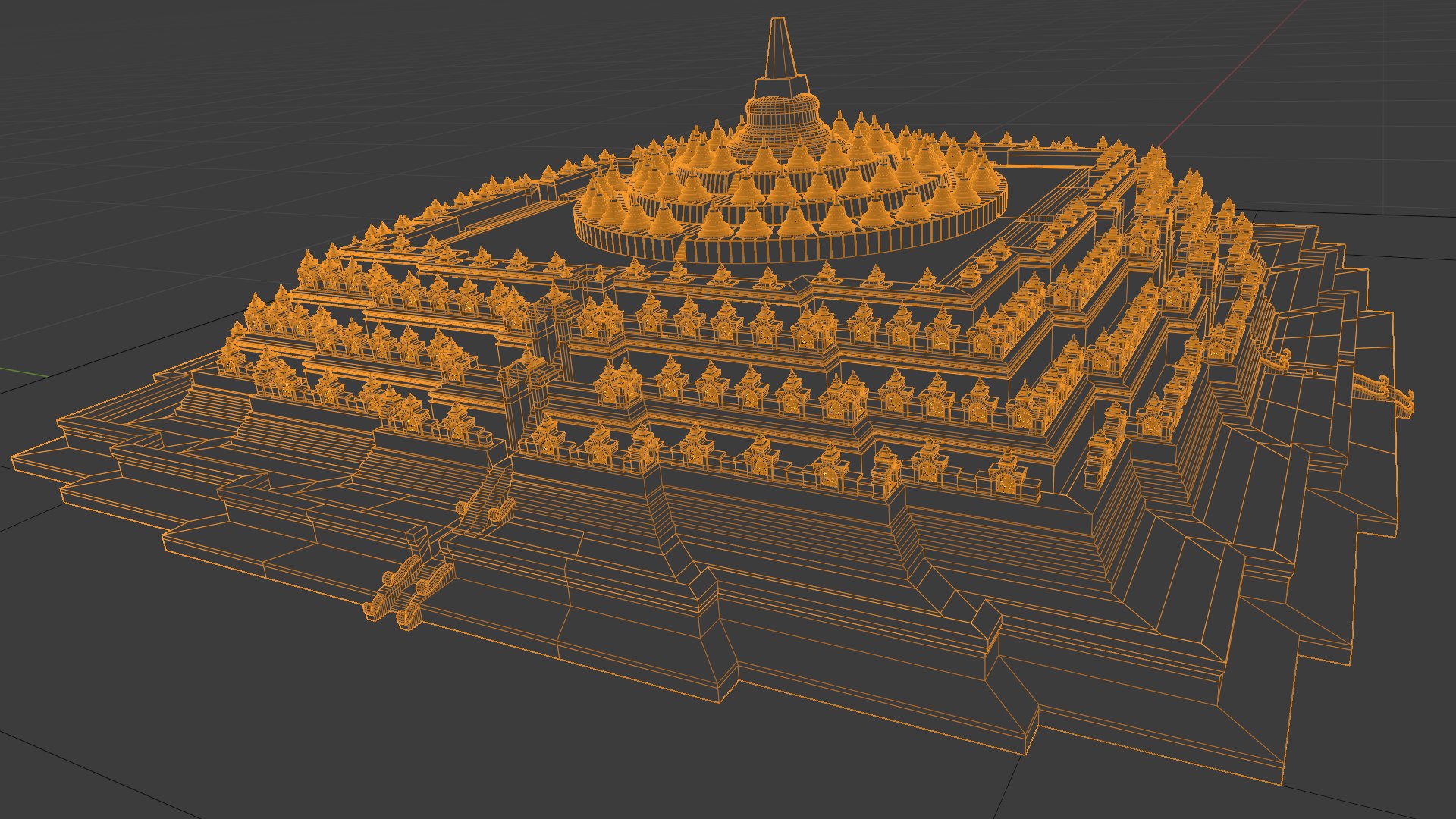 3D Buddhist Temple - TurboSquid 1694410