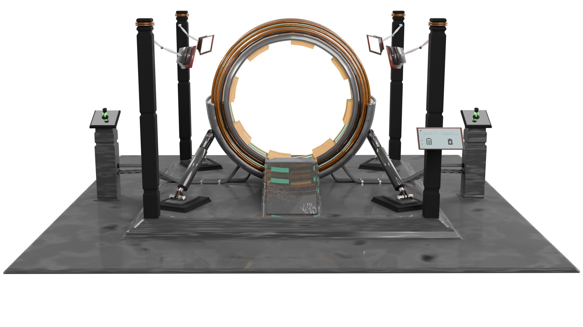 3D Teleporter - TurboSquid 2376138