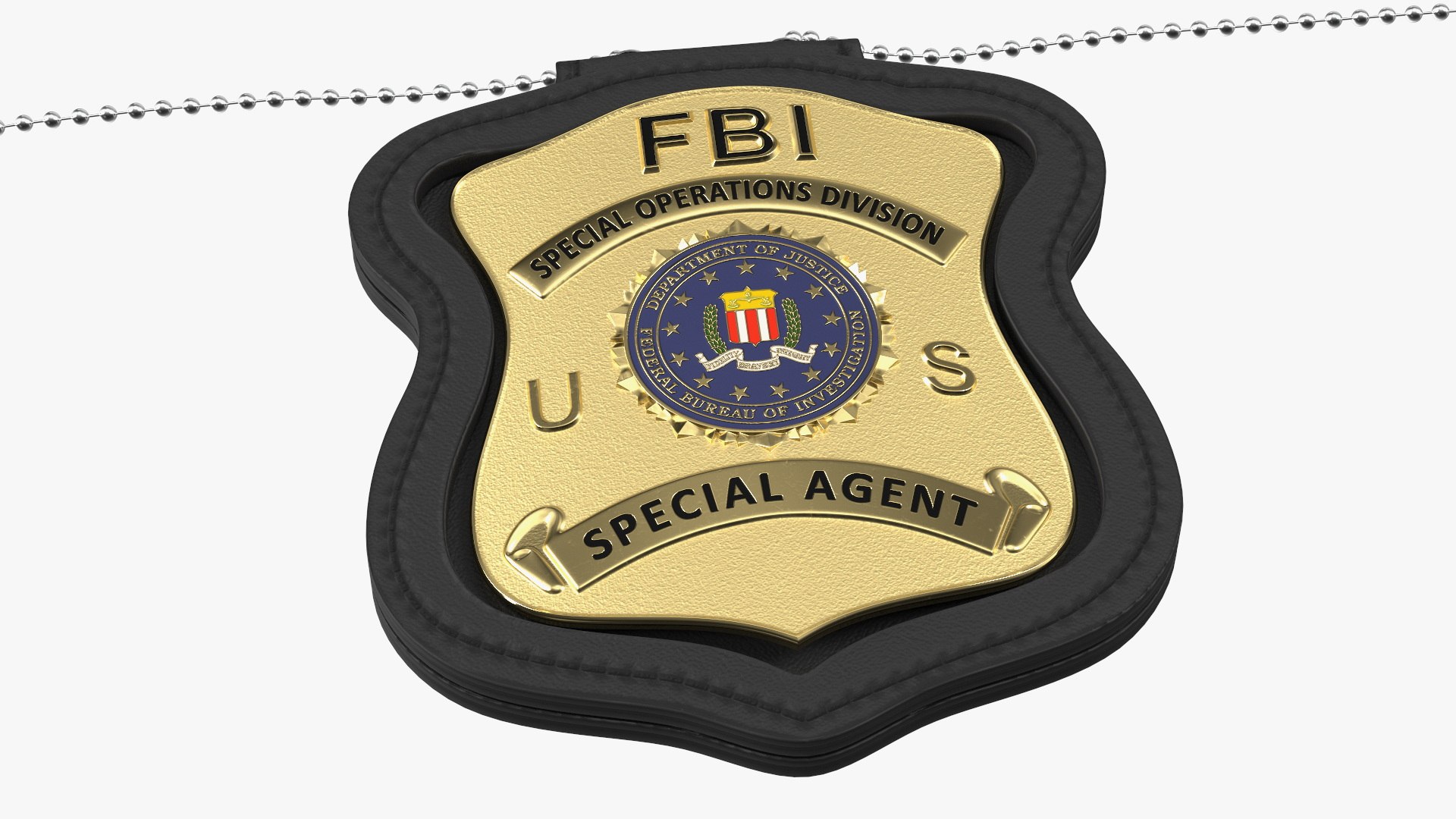 FBI Badges Collection 3D model - TurboSquid 2035920