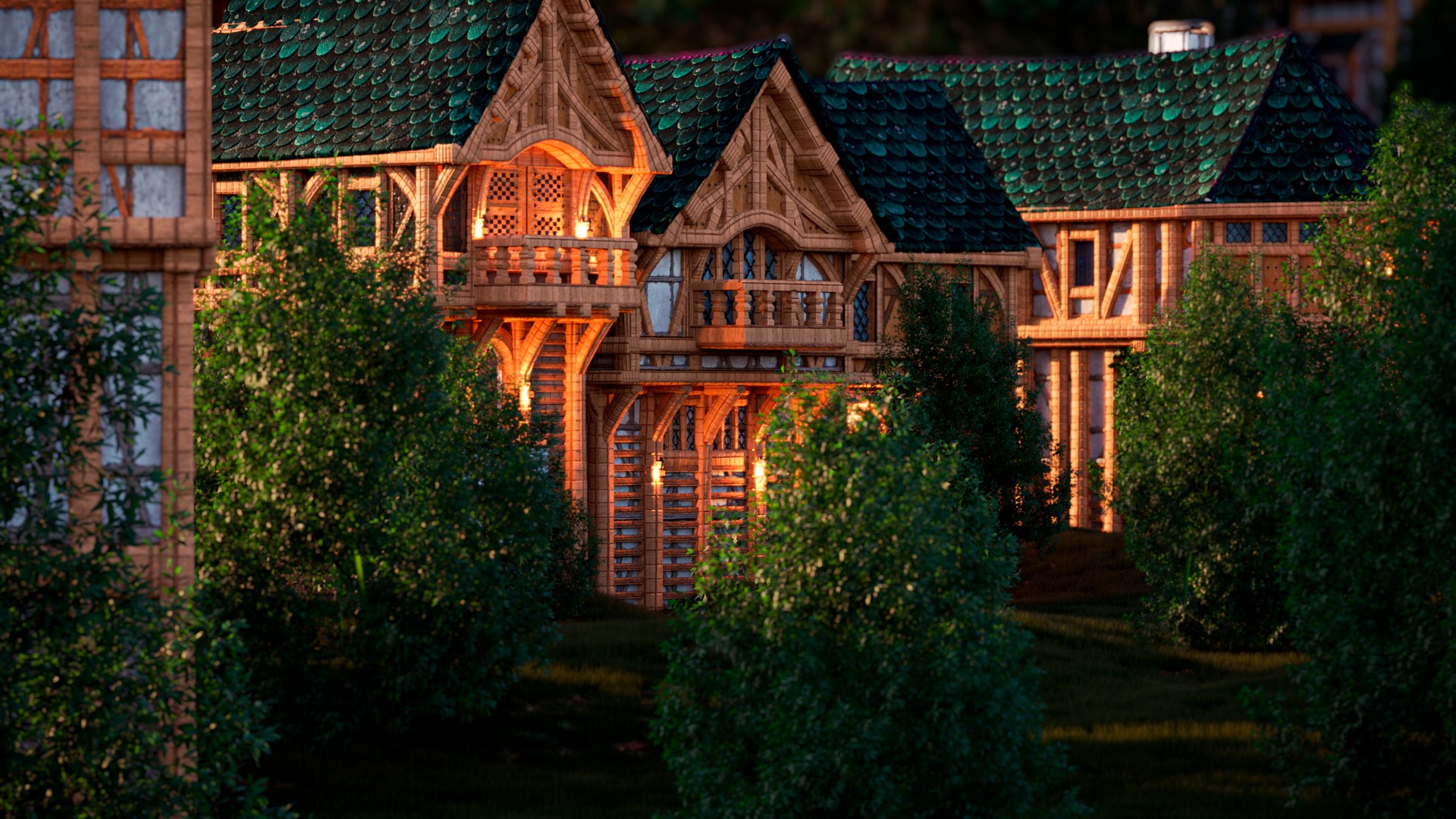 3D BIG Fantasy House Pack - TurboSquid 1832269