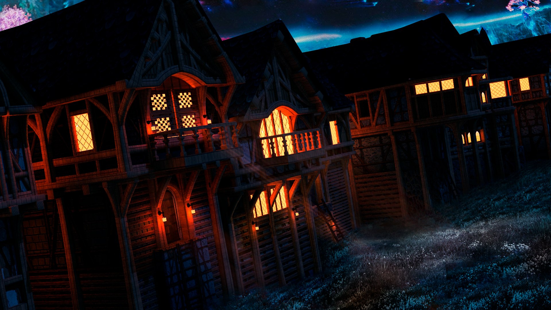 3D BIG Fantasy House Pack - TurboSquid 1832269