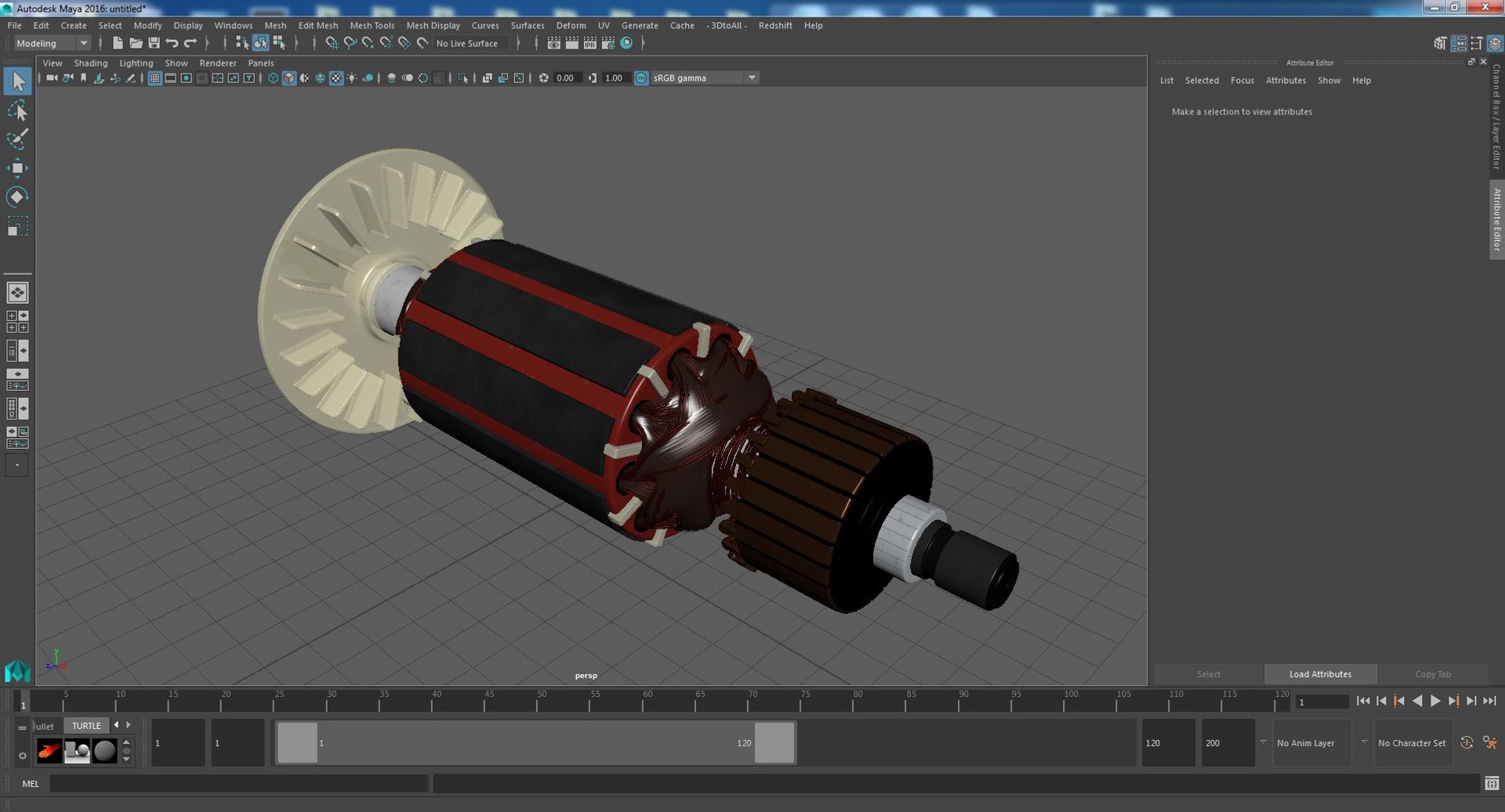 3D Model Electric Motor Rotor - TurboSquid 1971904