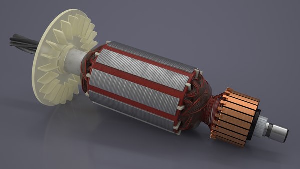 modelo 3d Rotor de motor eléctrico - TurboSquid 1971904