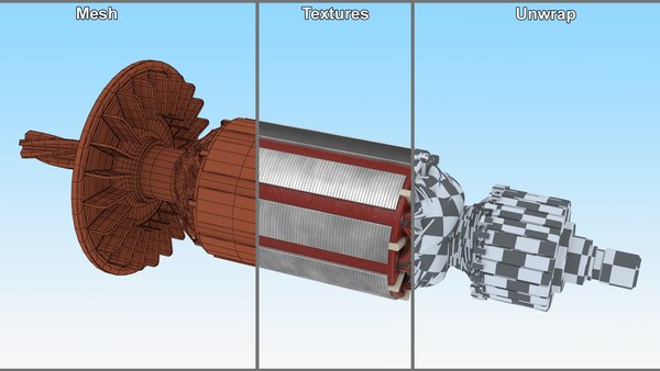 modelo 3d Rotor de motor eléctrico - TurboSquid 1971904