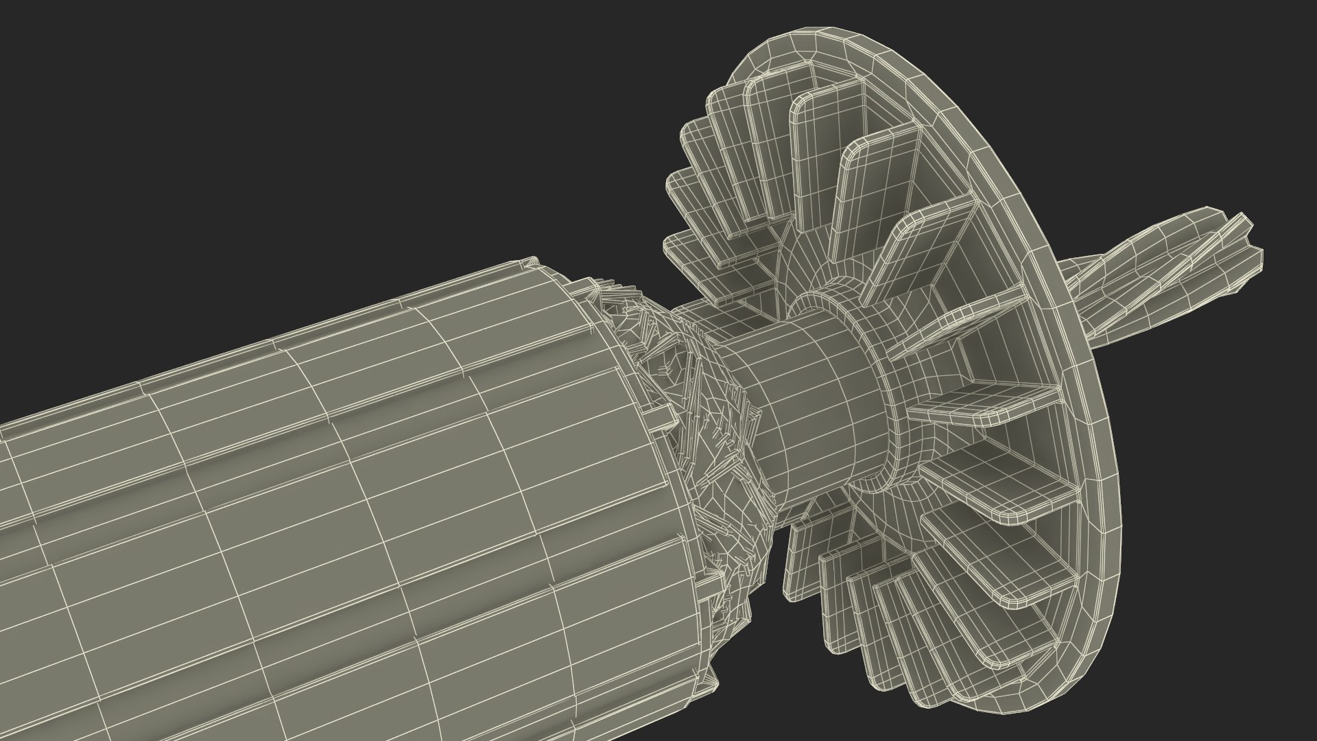 3D Model Electric Motor Rotor - TurboSquid 1971904