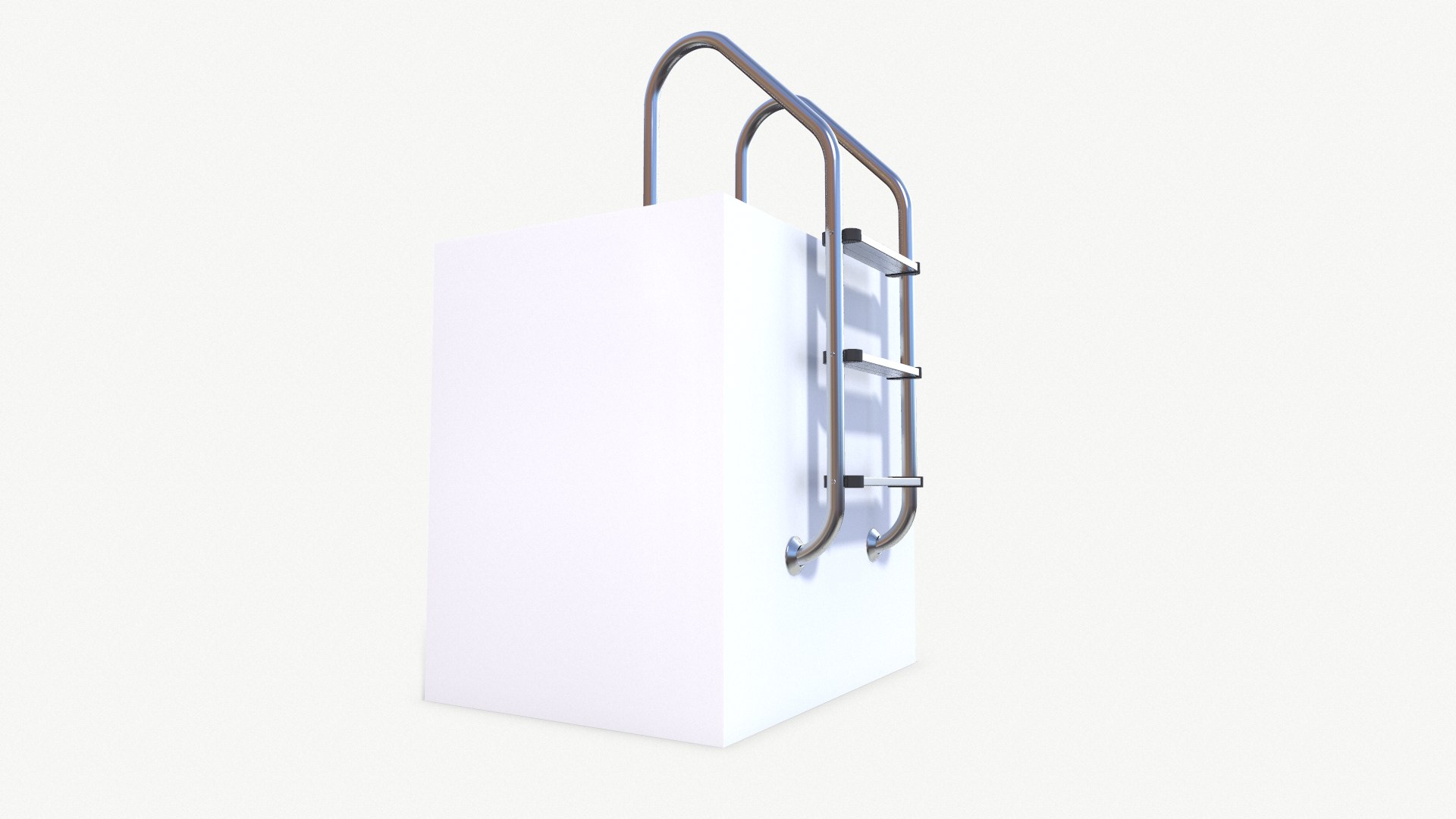 Realistic Pool Ladder 3D Model - TurboSquid 1596383