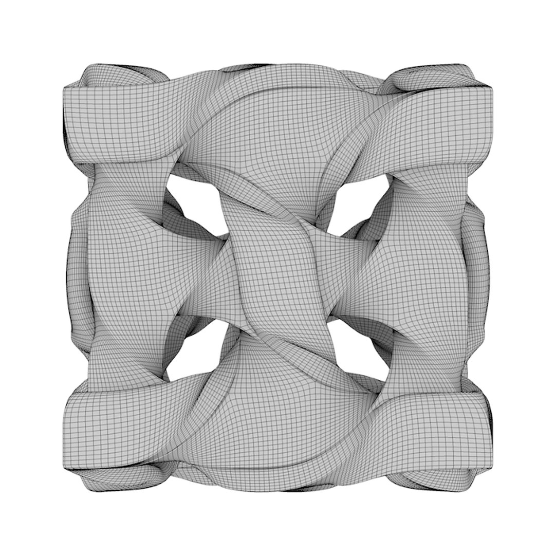 Shape sculpture cube 3D model - TurboSquid 1513004