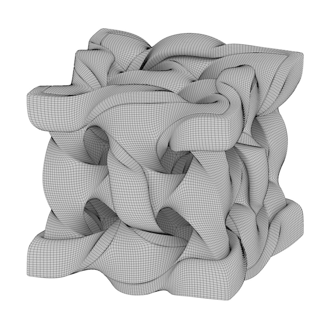 Shape sculpture cube 3D model - TurboSquid 1513004