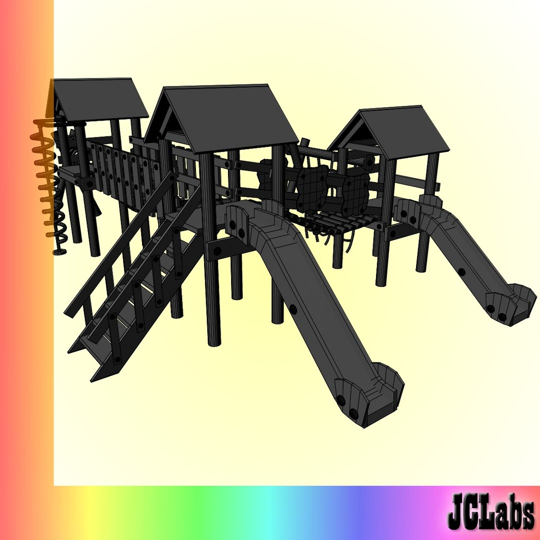 3d playground play model