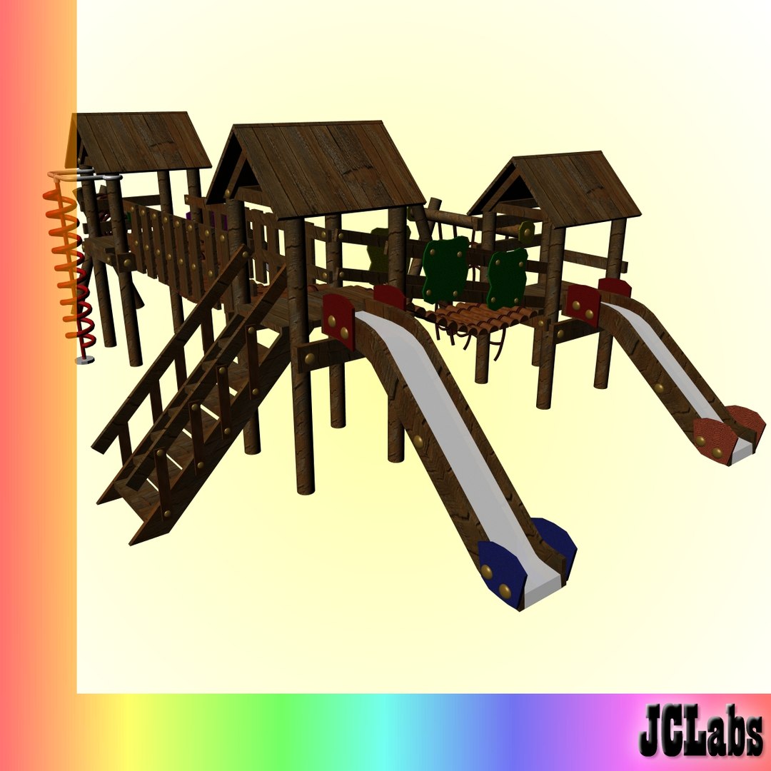 3d playground play model