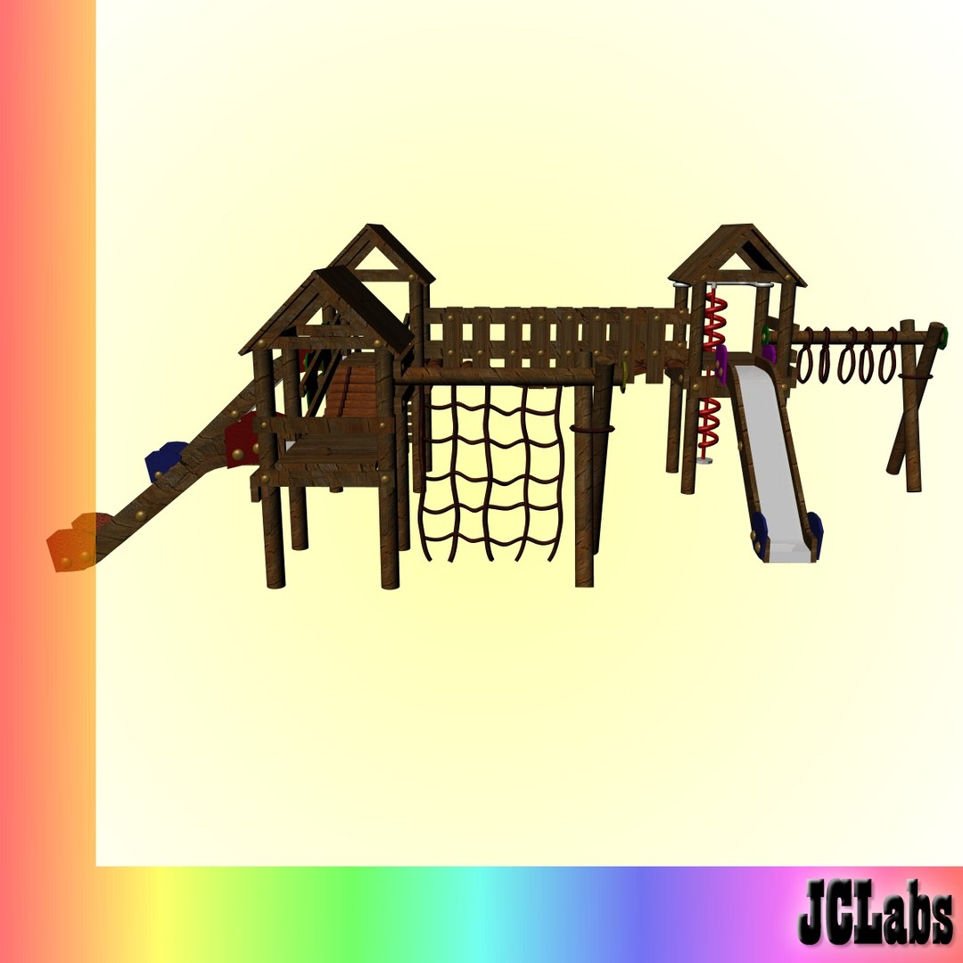 3d playground play model