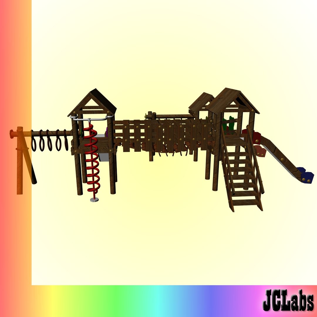 3d playground play model
