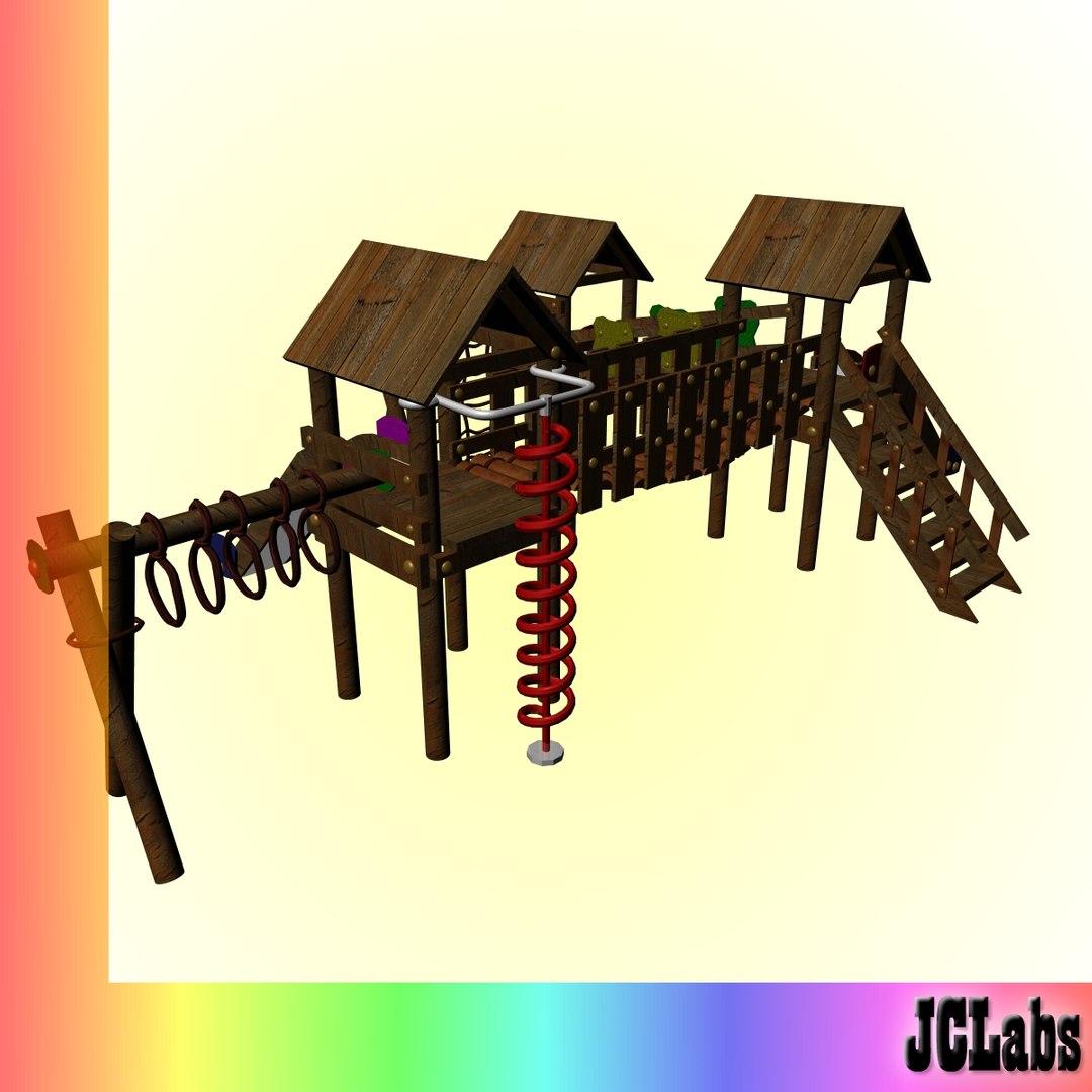 3d playground play model