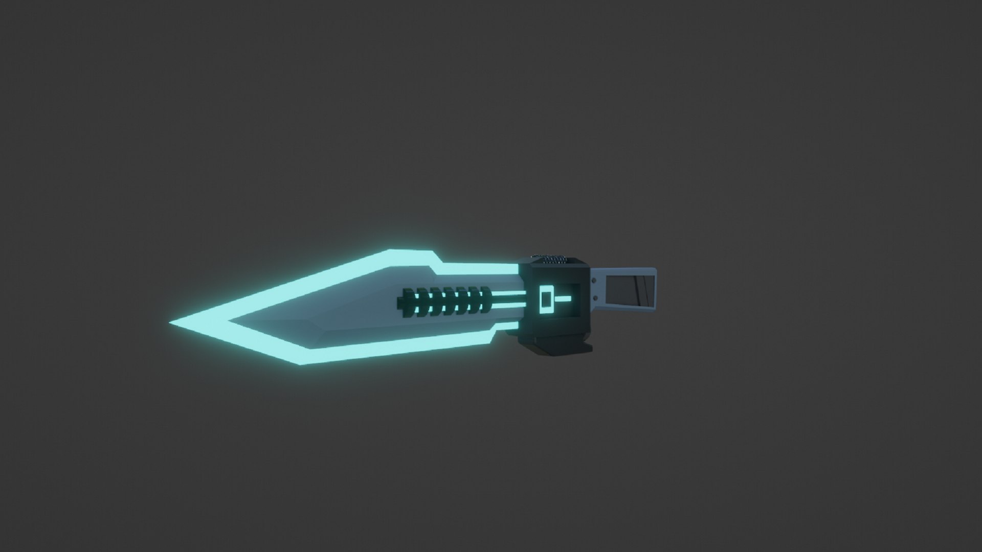 3D Neon Knife - TurboSquid 1993283