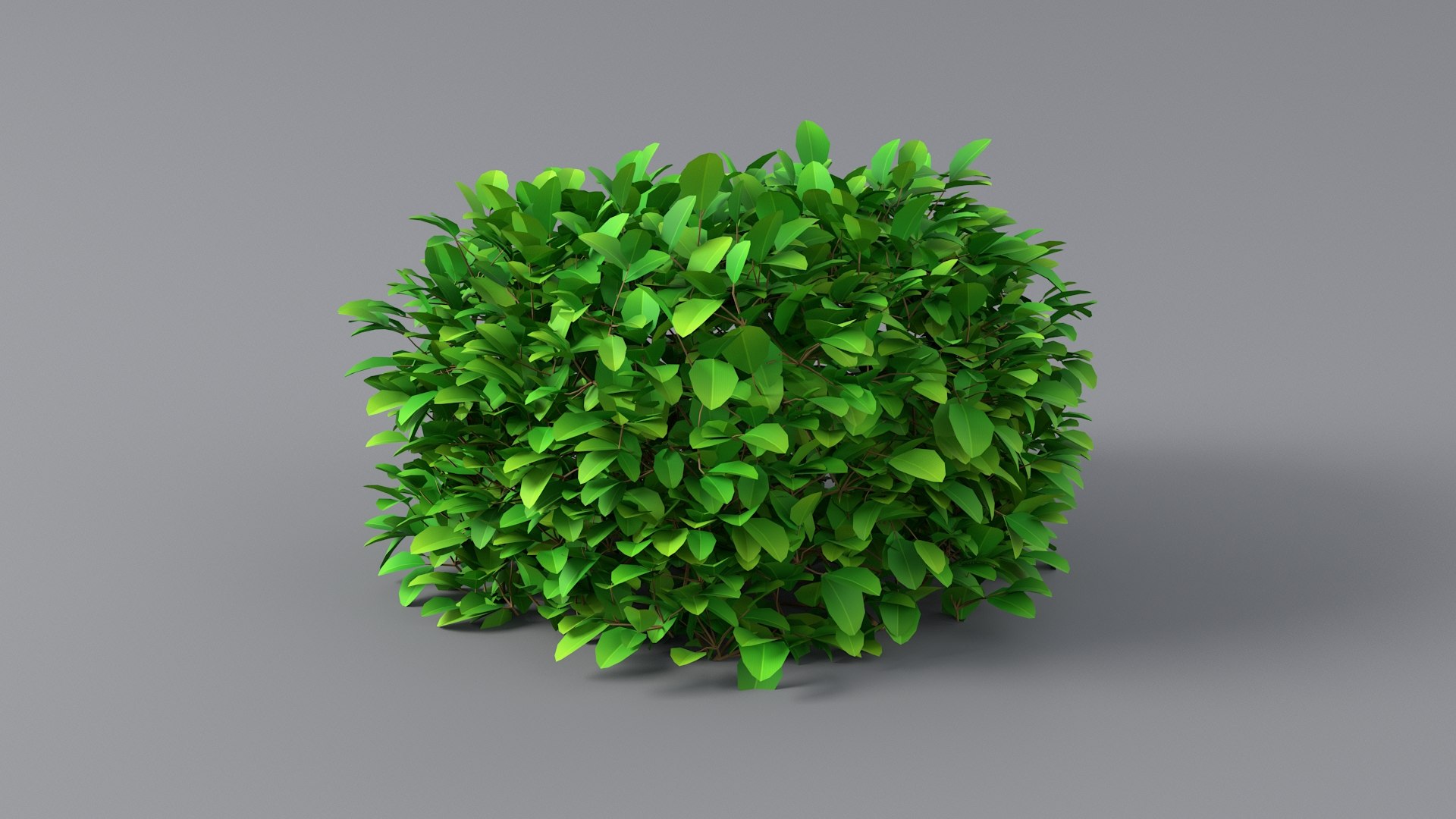 3D Model Cartoon Bush 06 - TurboSquid 1941424