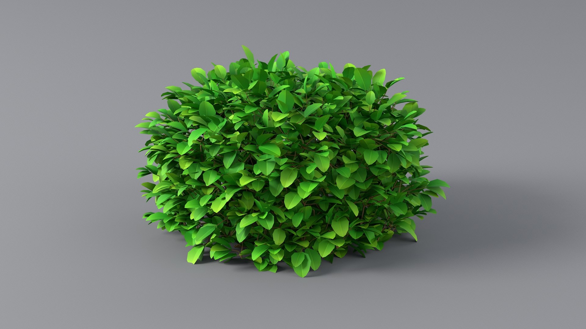 3D Model Cartoon Bush 06 - TurboSquid 1941424