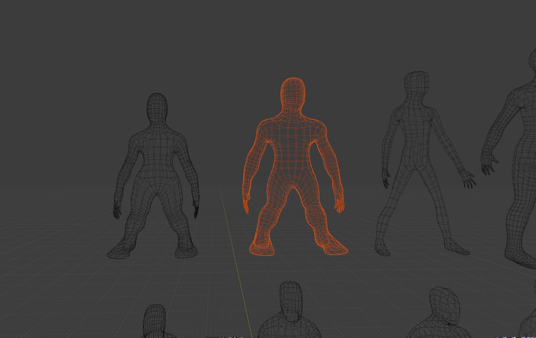 Base Meshes Character 3D Model - TurboSquid 1649060