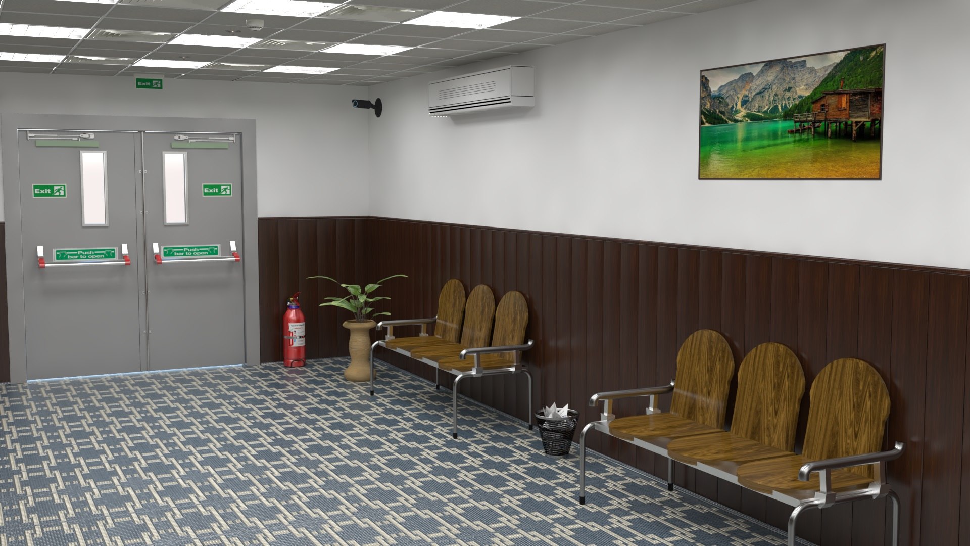 3D Model Prison Room Visit - TurboSquid 1564938