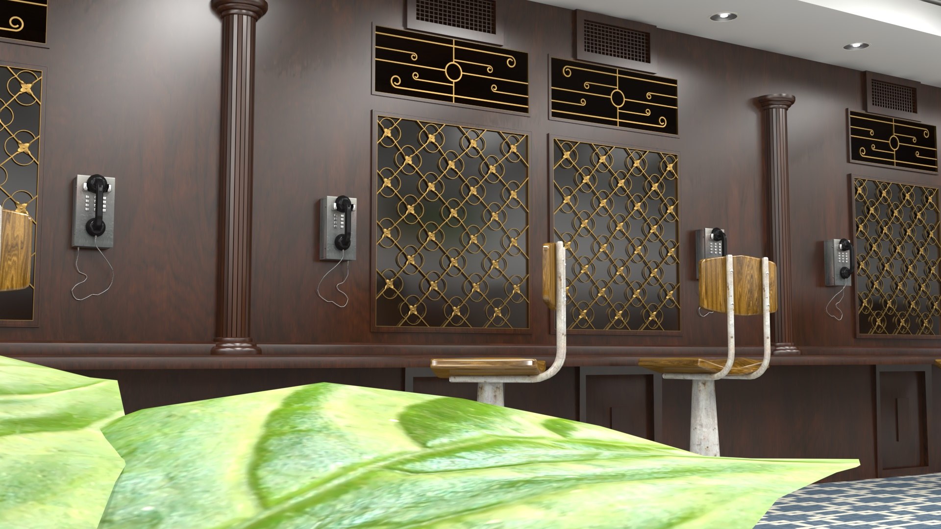 3D Model Prison Room Visit - TurboSquid 1564938