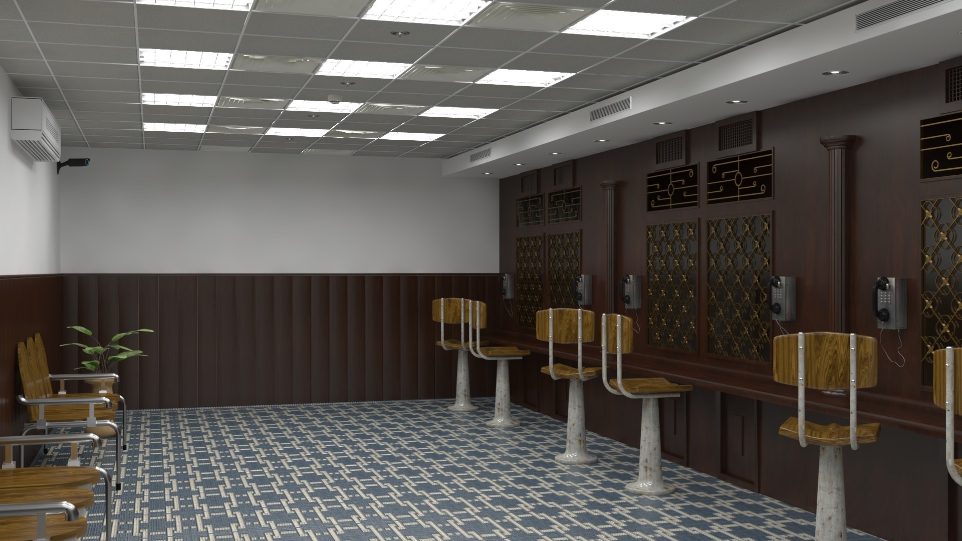 3D Model Prison Room Visit - TurboSquid 1564938