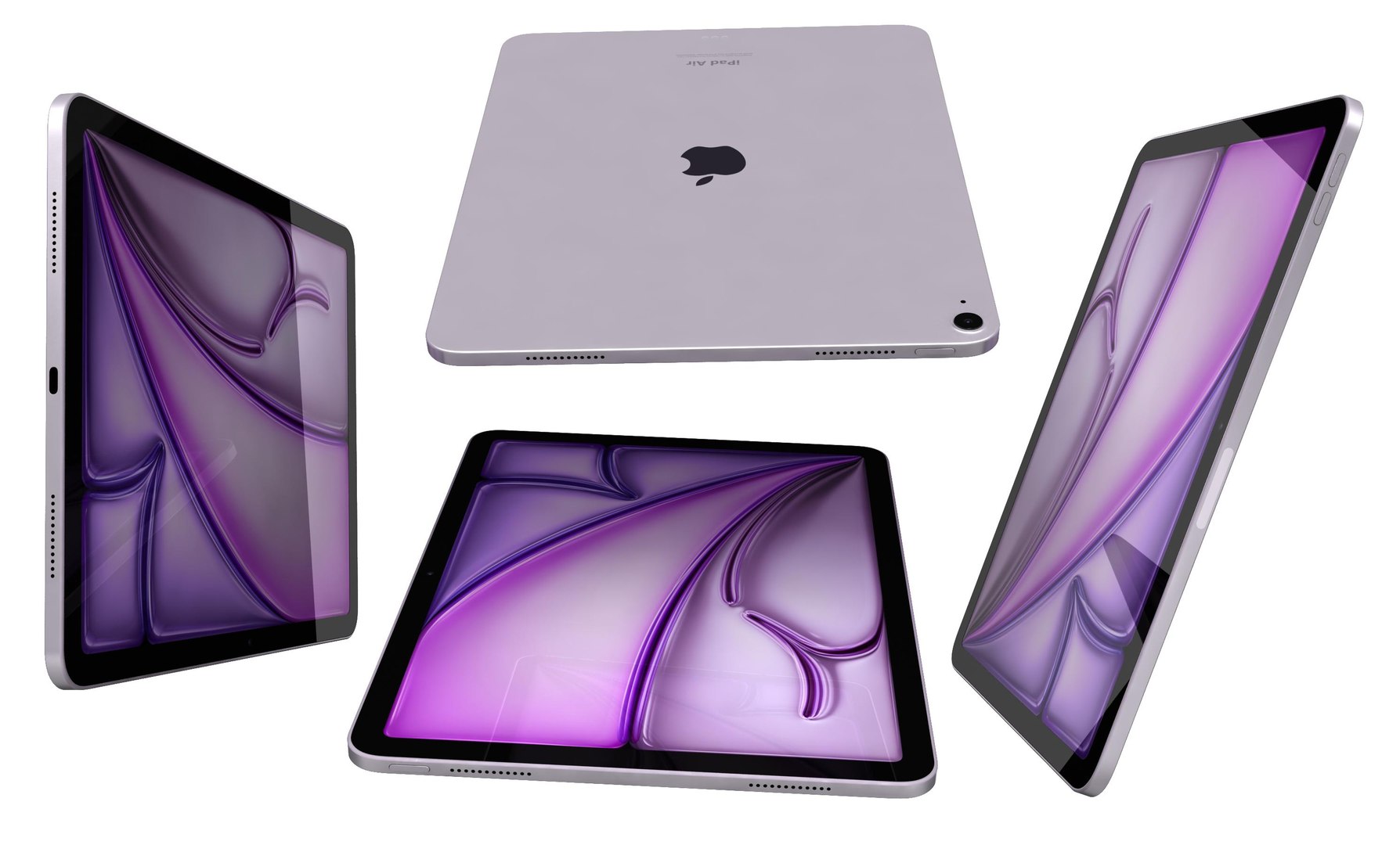 3D Apple IPad Air 13 2024 Purple Model - TurboSquid 2228903