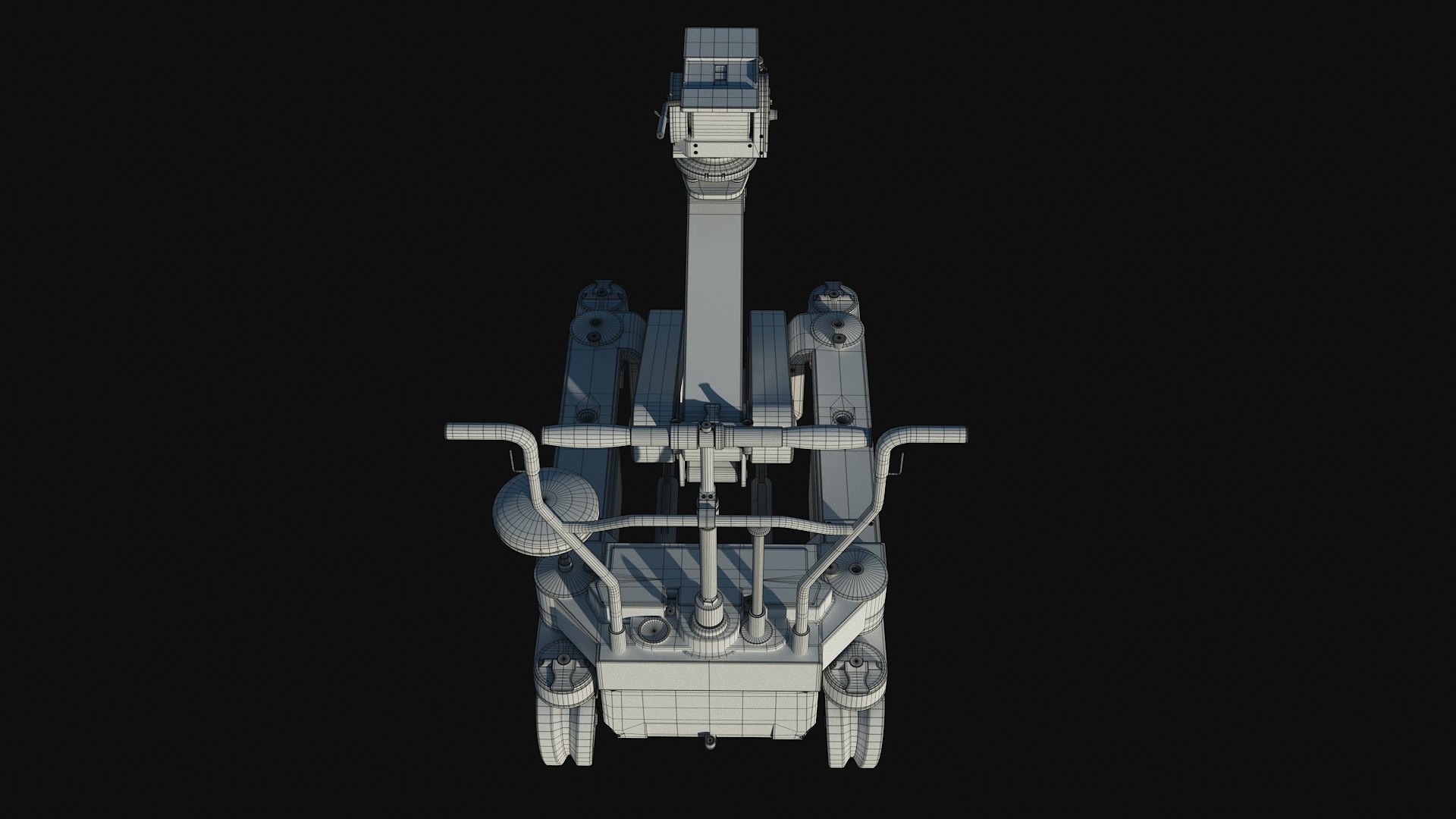 Chapman Camera Dolly PBR Lowpoly 3D Model - TurboSquid 2342753