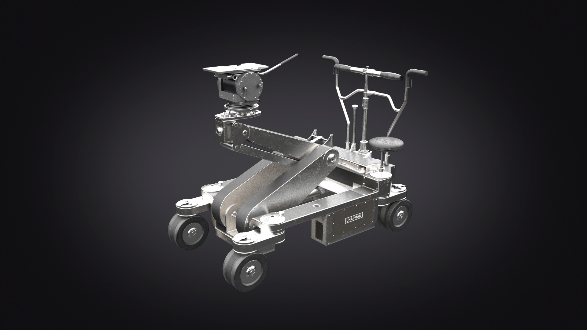 Chapman Camera Dolly PBR Lowpoly 3D Model - TurboSquid 2342753