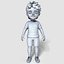 3d model cartoon child boy