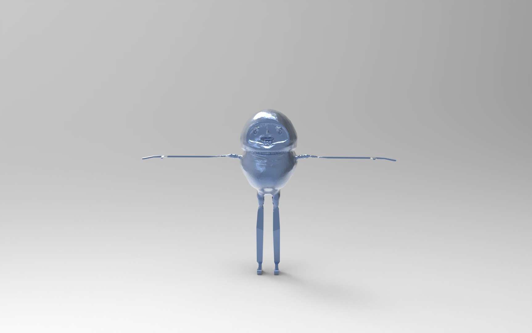 Simple Funny Character Model - TurboSquid 2001036