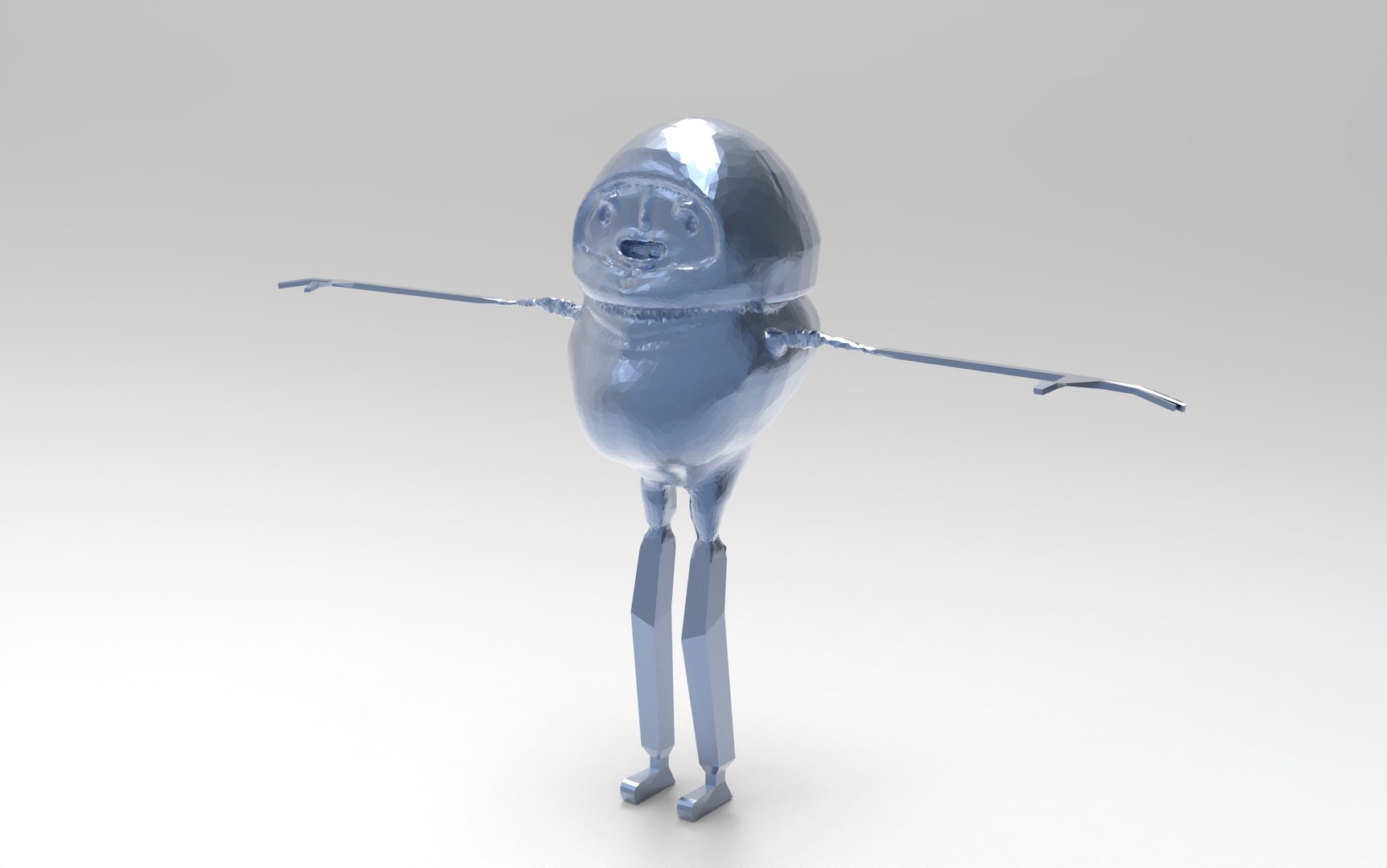 Simple Funny Character Model - TurboSquid 2001036