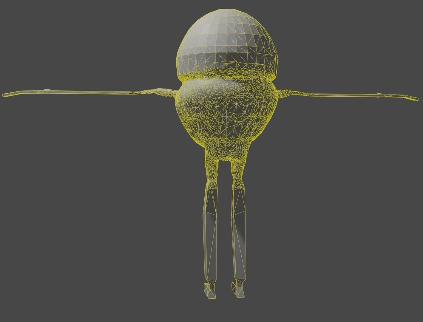 Simple Funny Character Model - TurboSquid 2001036